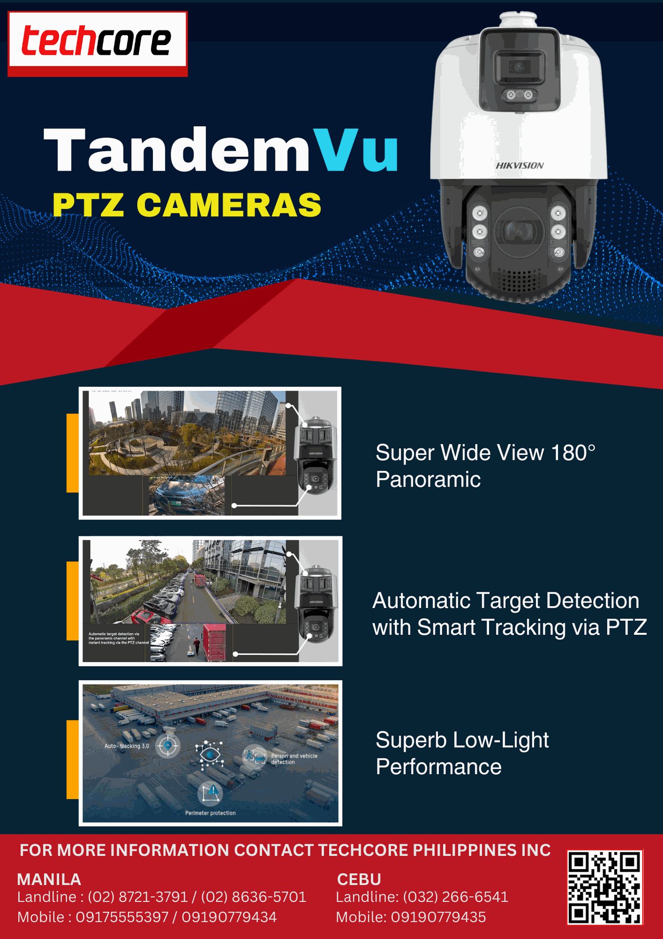 TANDEMVU PTZ CAMERA | Techcore