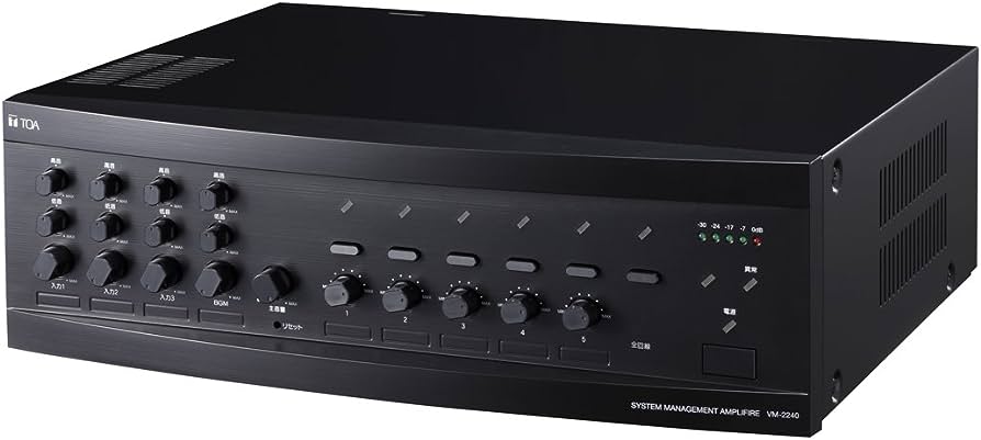 TOA VM-2240 System Management Amplifier | Techcore